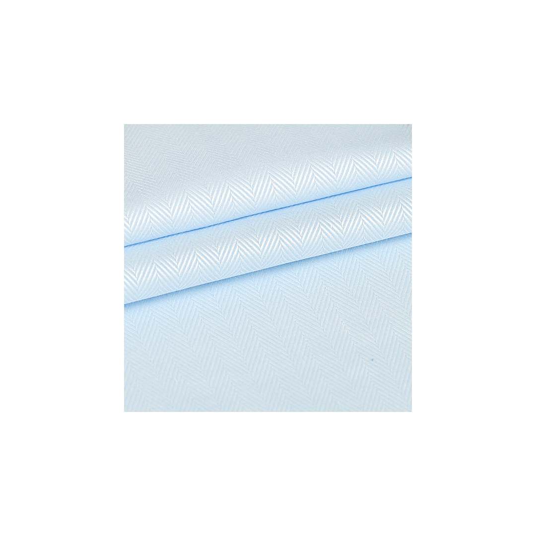 Gentle Blue Herringbone - Classic Business Elegance